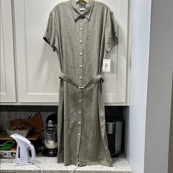 Southern Lady | Dresses | Vintage Southern Lady Elegant Olive Belted ...
